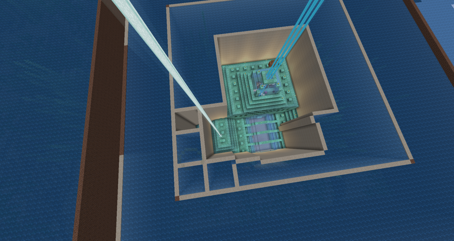 Drained ocean monument + storage system in survival – PREMIUM MINECRAFT ...