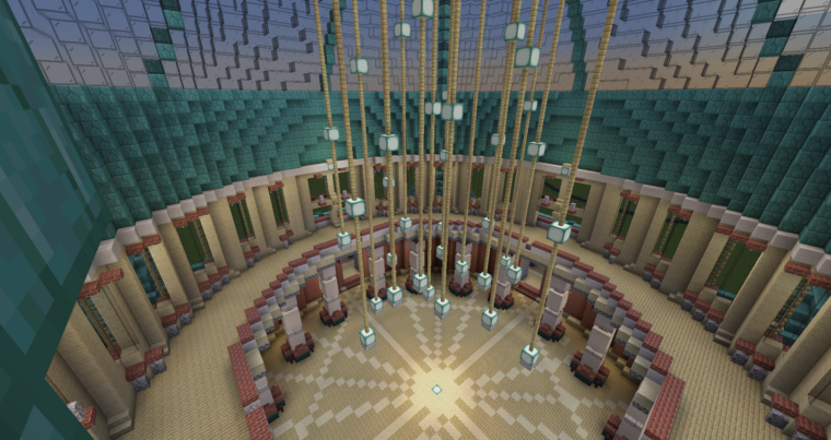 Circular server spawn [quick build #3] – PREMIUM MINECRAFT BLOG