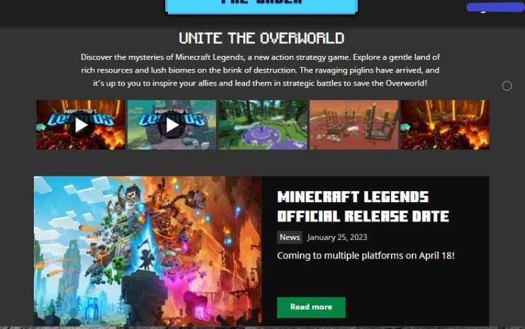 Minecraft Legends new info and release date! – PREMIUM MINECRAFT BLOG
