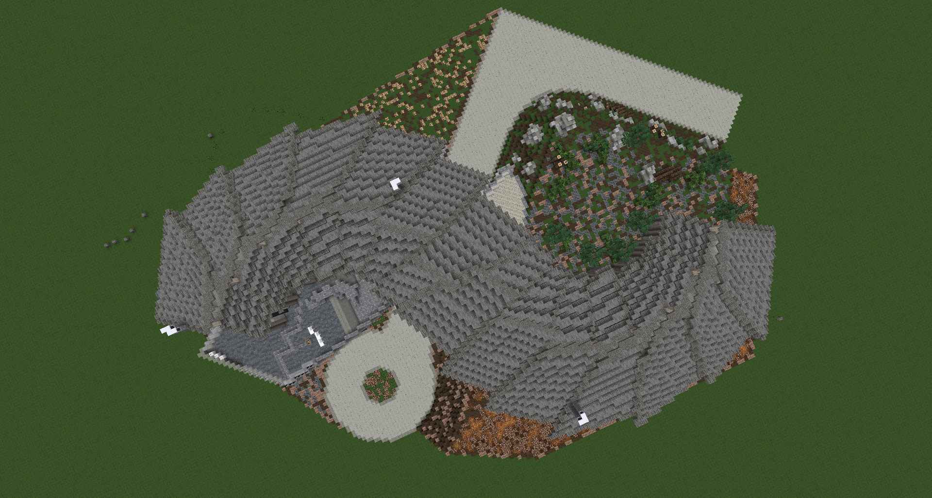 A beautiful dragon-curve mansion in Shaders – PREMIUM MINECRAFT BLOG